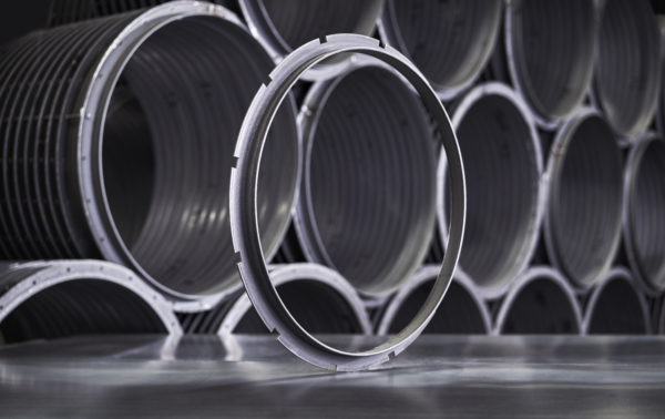 Custom angle ring with notches punched out on hardway leg - Midwest ...