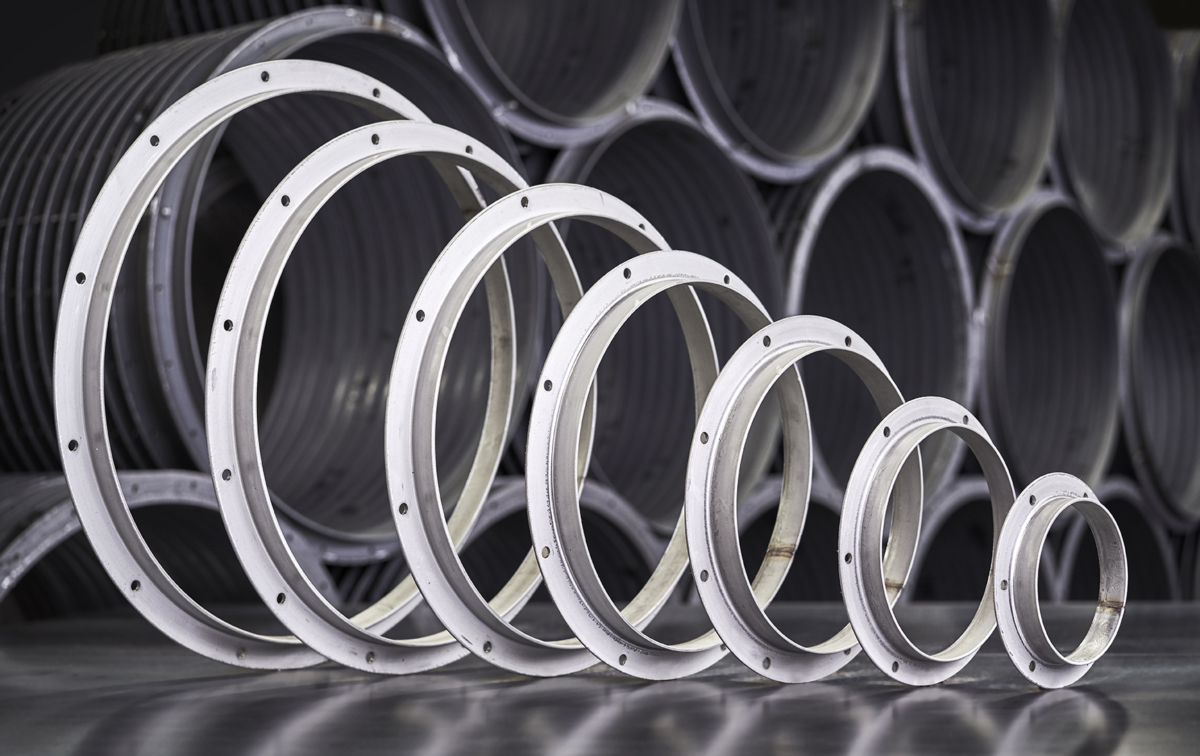 Stock stainless punched angle rings - Midwest Metal Products